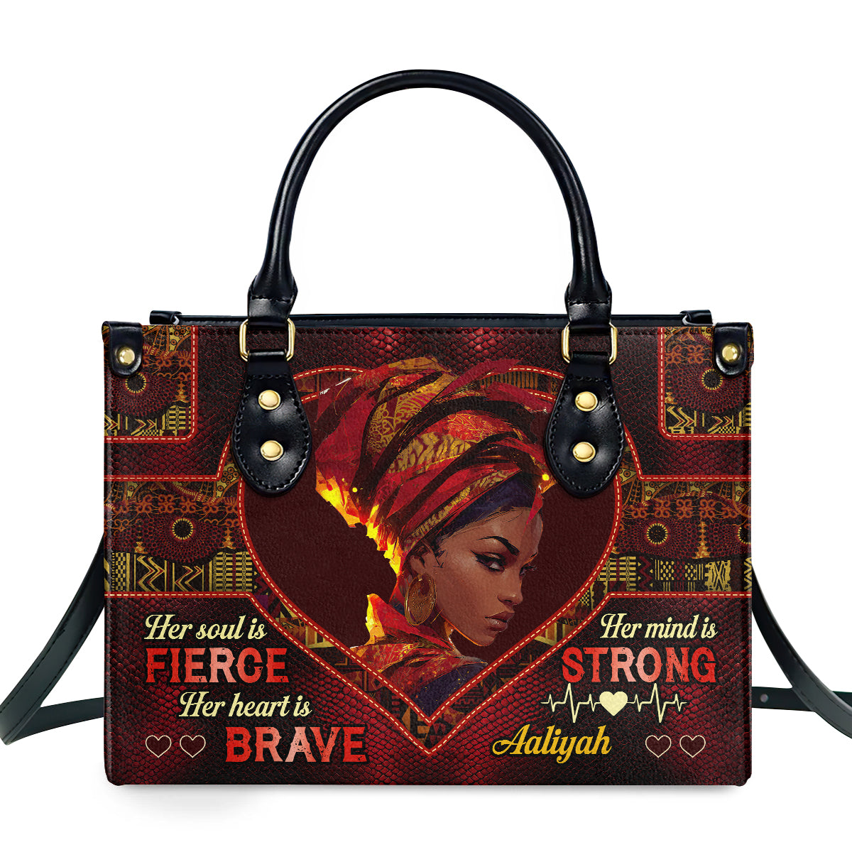 Her Soul Is Fierce - Personalized Leather Handbag – Sistabag