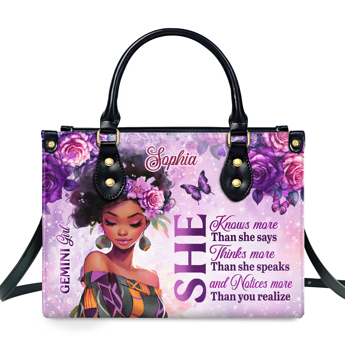 Gift For Women - She Knows More Than She Says - Personalized Leather ...