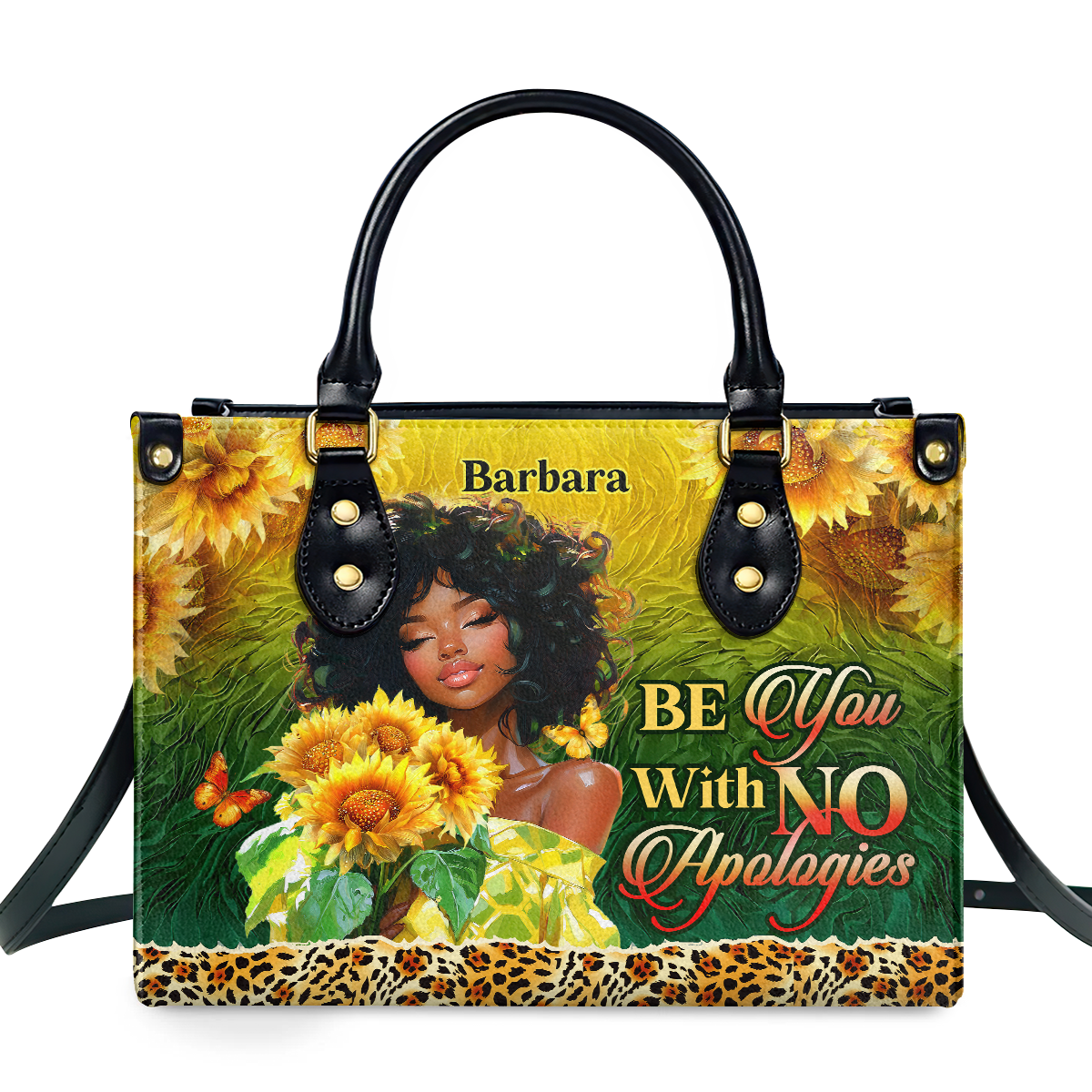 Be You With No Apologies - Personalized Leather Handbag – Sistabag