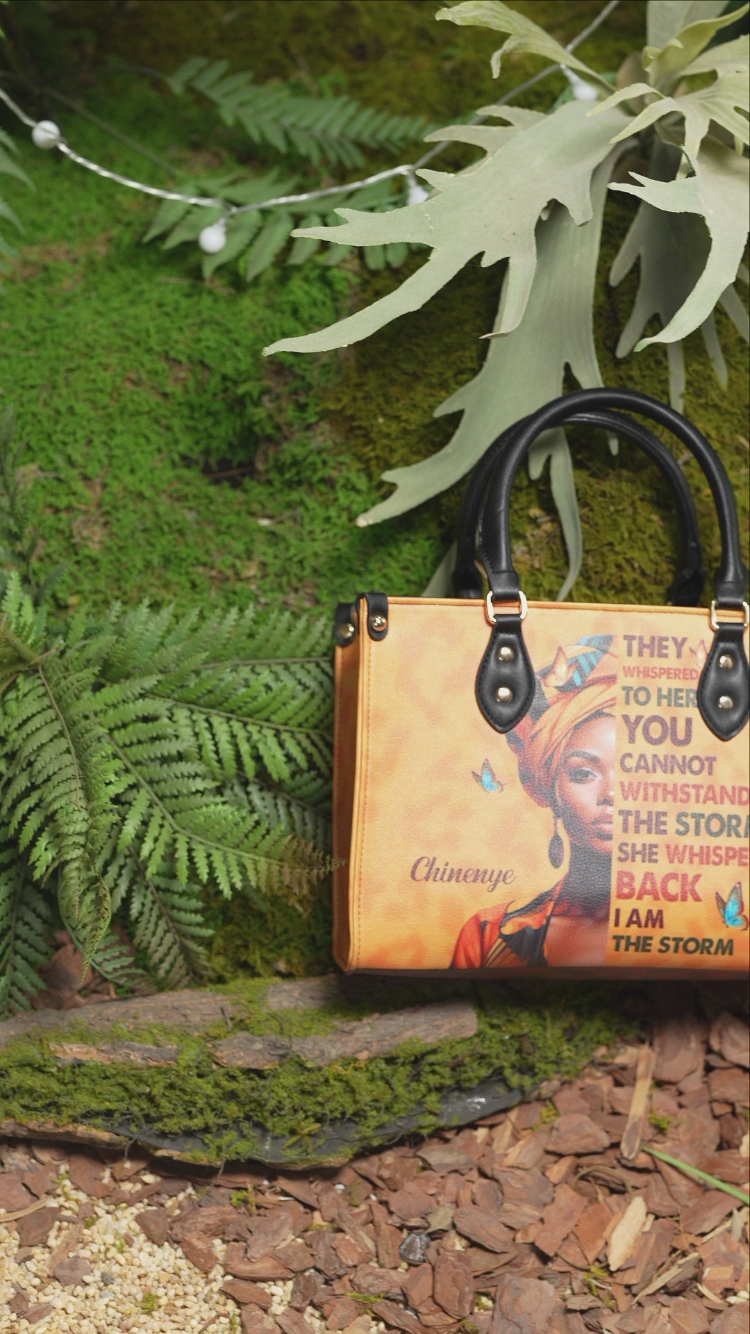 Gift For Her - I Am The Storm - Personalized Leather Handbag Custom ...