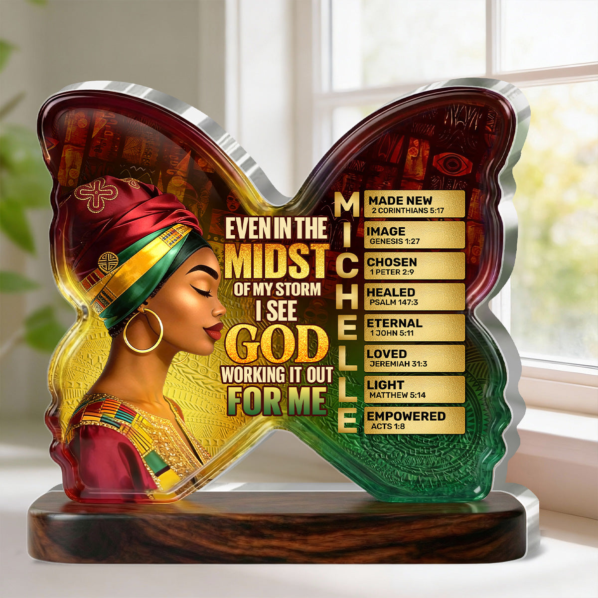 I See God Working It Out For Me - Personalized Custom Shaped Acrylic P ...